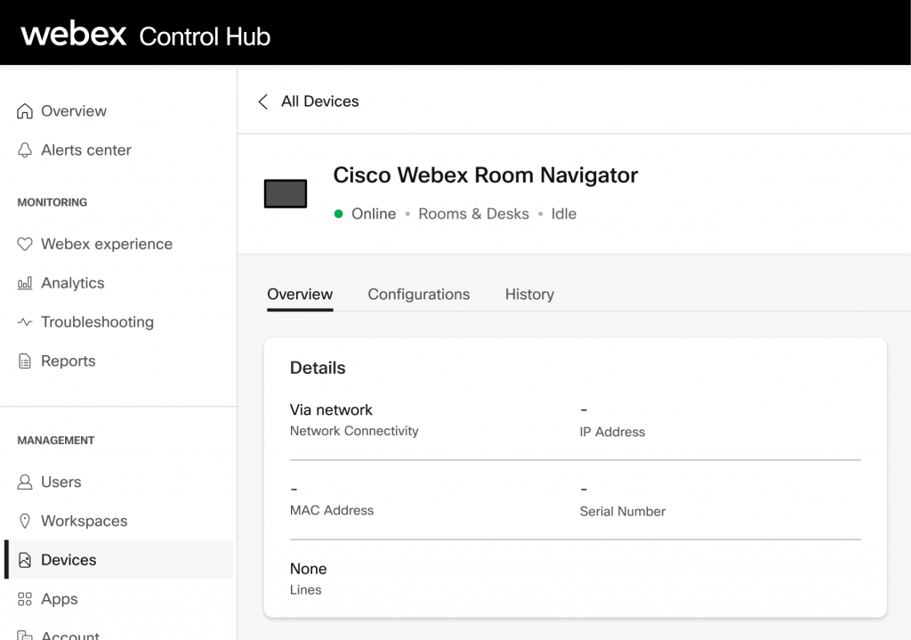 Improving the device admin experience in Control Hub | Webex Blog