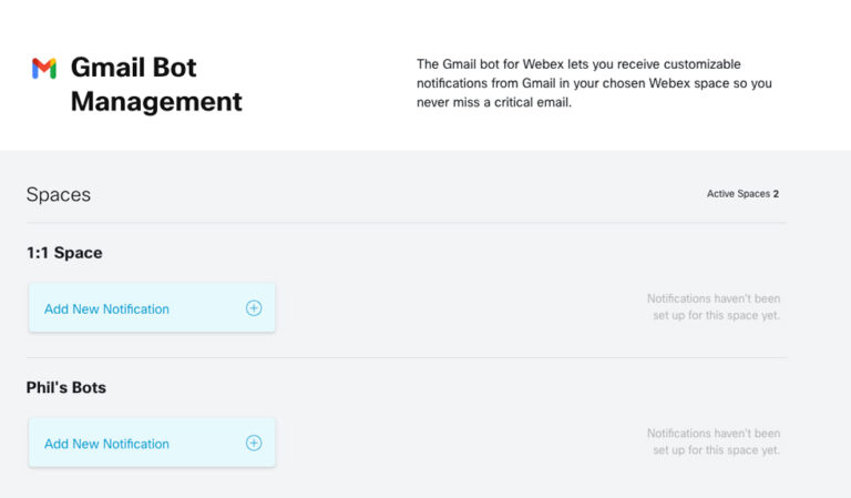 Get Message Notifications with the Gmail Bot for Webex | Webex Blog