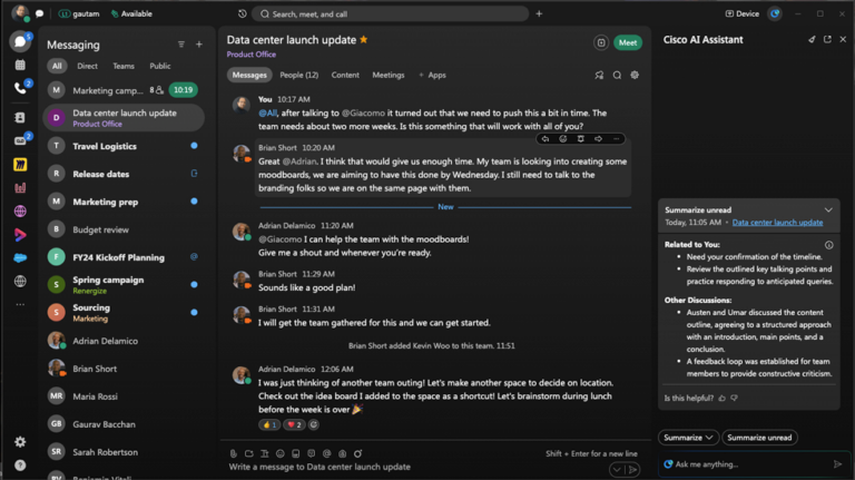 Cisco AI Assistant for Webex – Tomorrow’s Innovations, Available Today ...