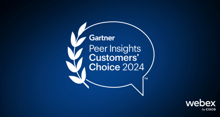 Cisco named a Customers’ Choice in 2024 Gartner Peer Insights™ Voice of the Customer for Meeting ...
