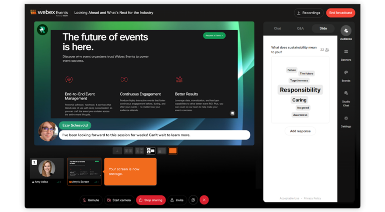 Webex Events | Host engaging in-person, virtual, and hybrid events | Webex Blog