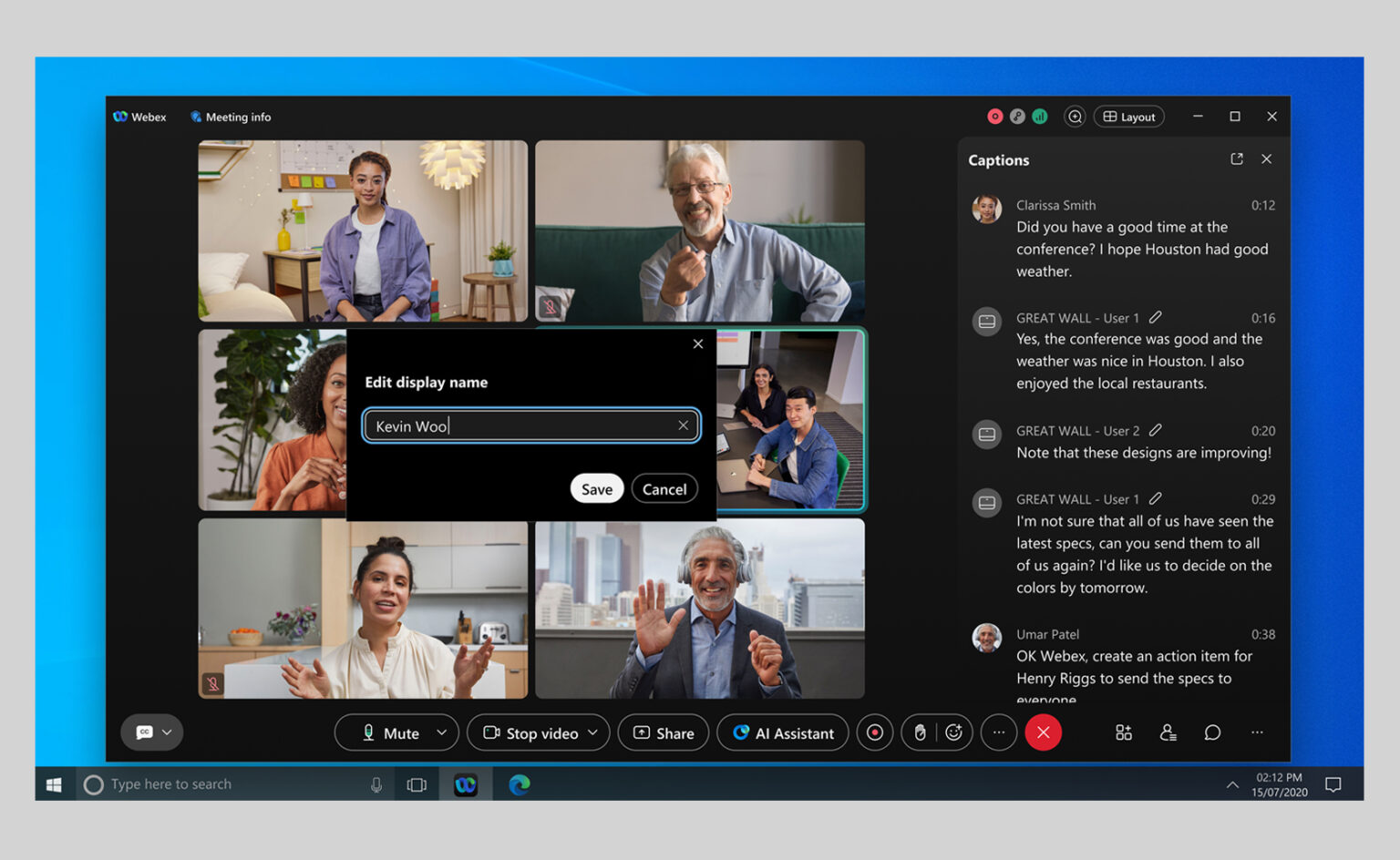 Cisco AI Assistant for Webex: New Features and Integrations