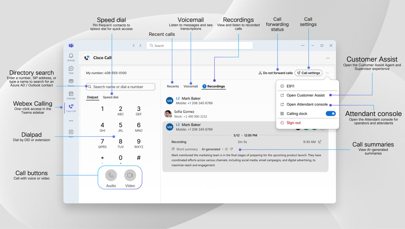 Cisco Call for Microsoft Teams: Enterprise Calling Without Compromise