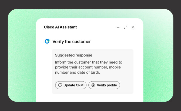 Empowering Agents and Supervisors with Cisco AI Assistant | Webex ...