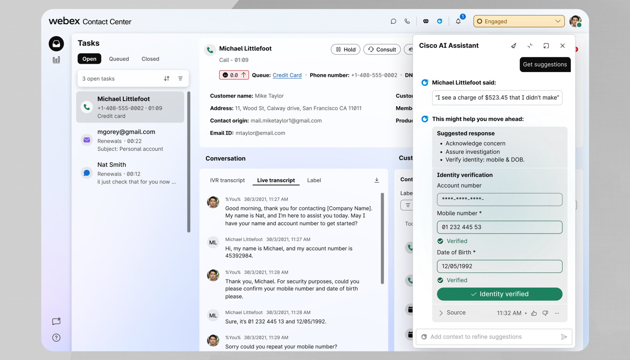 Empowering Agents and Supervisors with Cisco AI Assistant | Webex ...