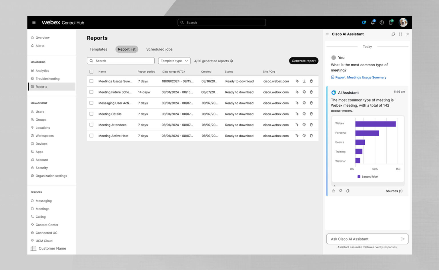 What’s New in Webex Control Hub: Cisco Live 2025 Highlights