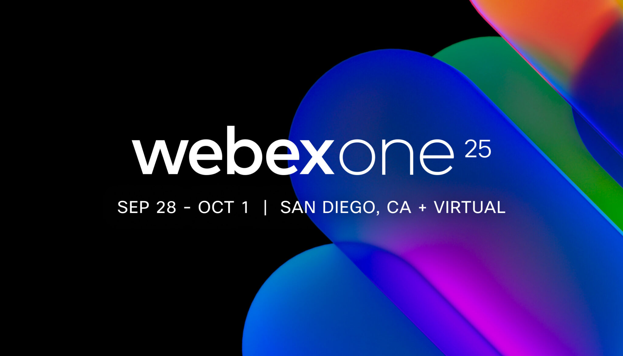 WebexOne 2025 – Lead the AI-First Future | Register Now