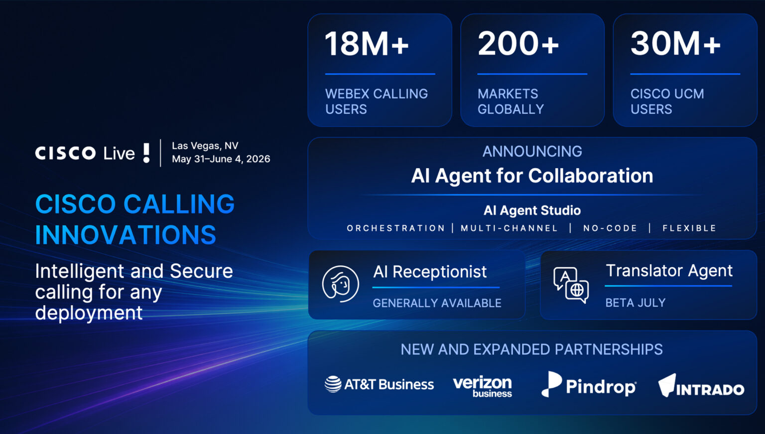 Cisco Live 2026: Cisco Calling AI and Hybrid Innovation